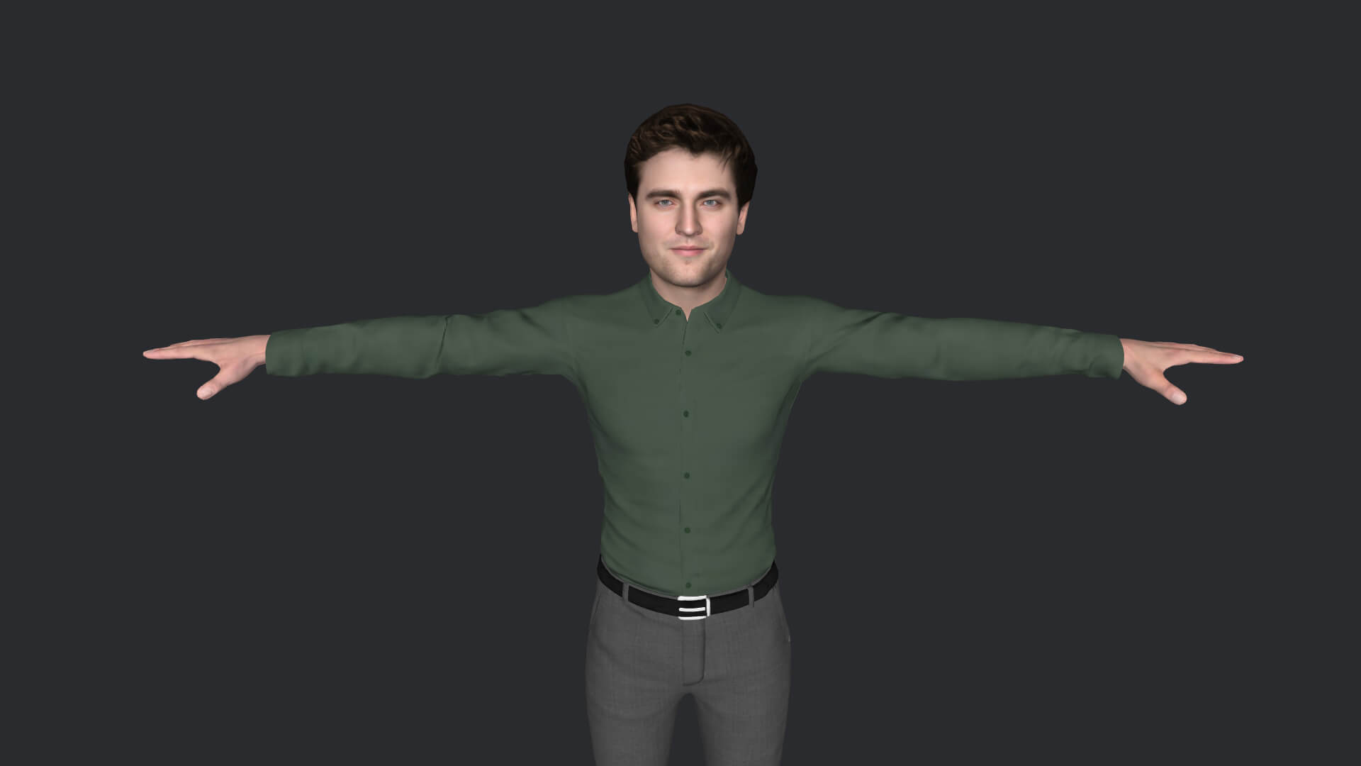 Robert Pattinson Hyper Realistic Full Body Rigged Character - 3D Model ...