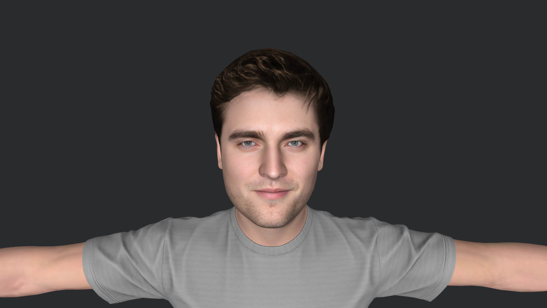 Robert Pattinson Hyper Realistic Full Body Rigged Character - 3D Model ...