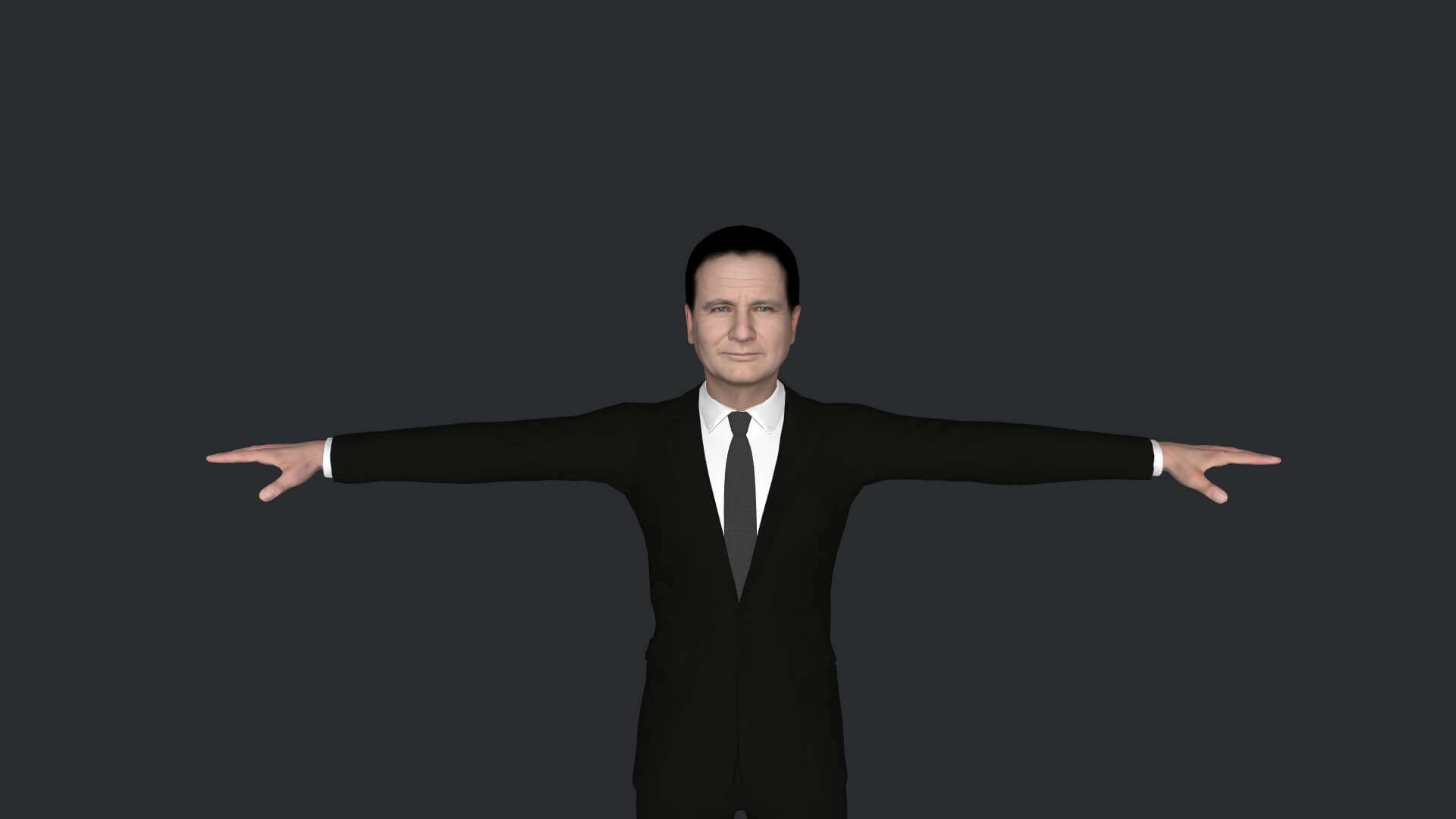 Robin Williams Realistic Full Body Fully Rigged Character - 3D Model by ...
