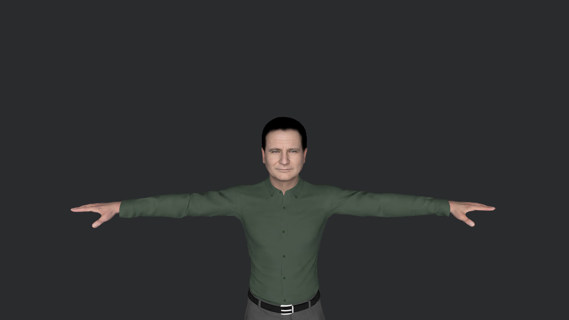 Robin Williams Realistic Full Body Fully Rigged Character - 3D Model by ...
