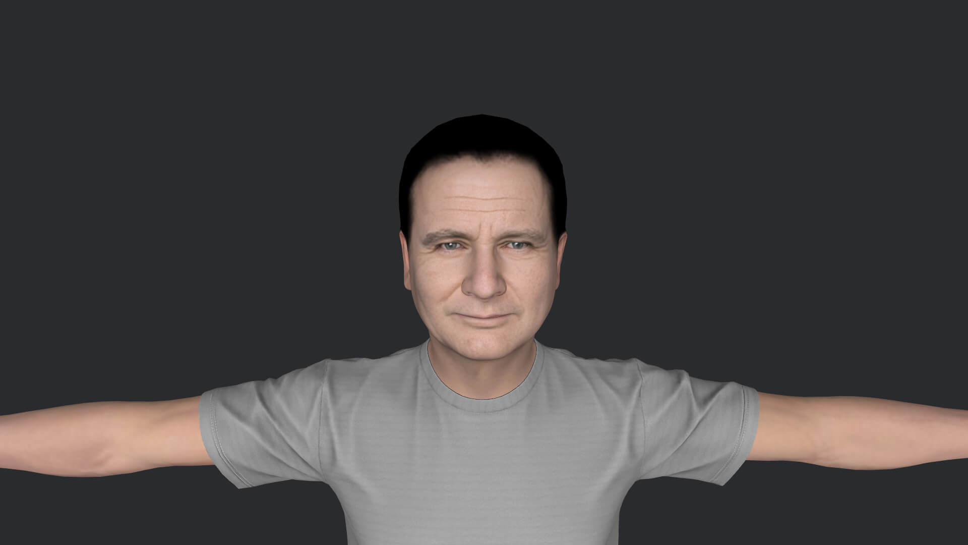 Robin Williams Realistic Full Body Fully Rigged Character - 3D Model by ...