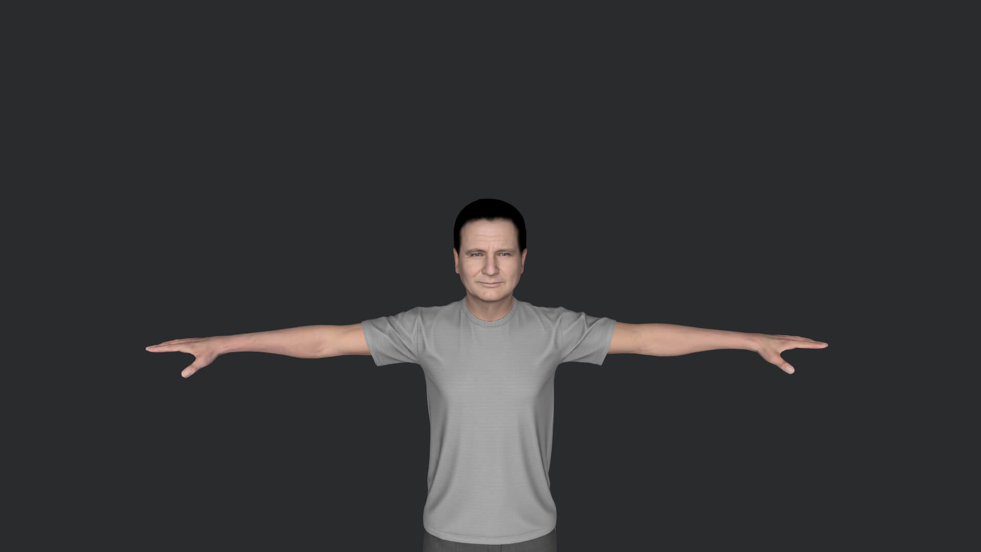 Robin Williams Realistic Full Body Fully Rigged Character - 3D Model by ...