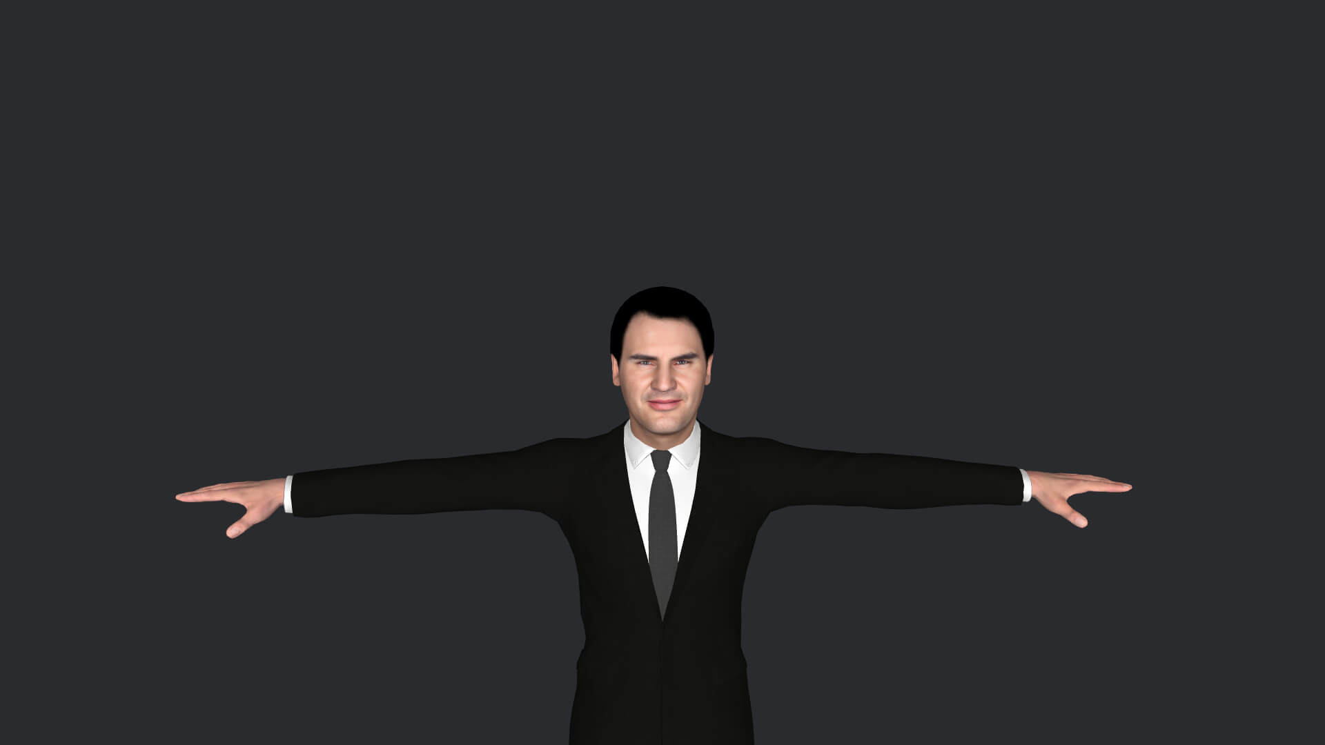 Roger Federer Realistic Full Body Fully Rigged Character - 3D Model by ...