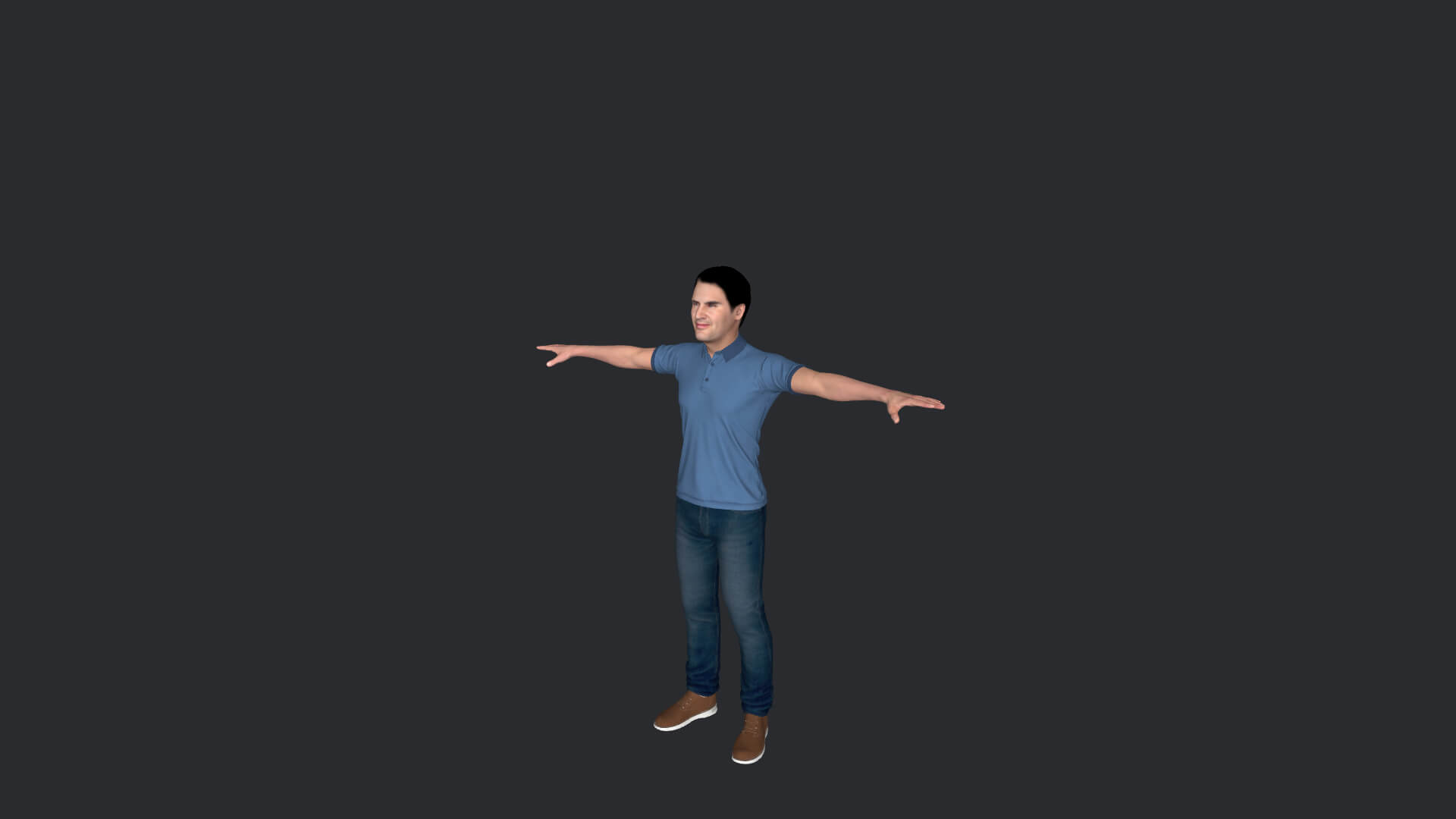 Roger Federer Realistic Full Body Fully Rigged Character - 3D Model by ...