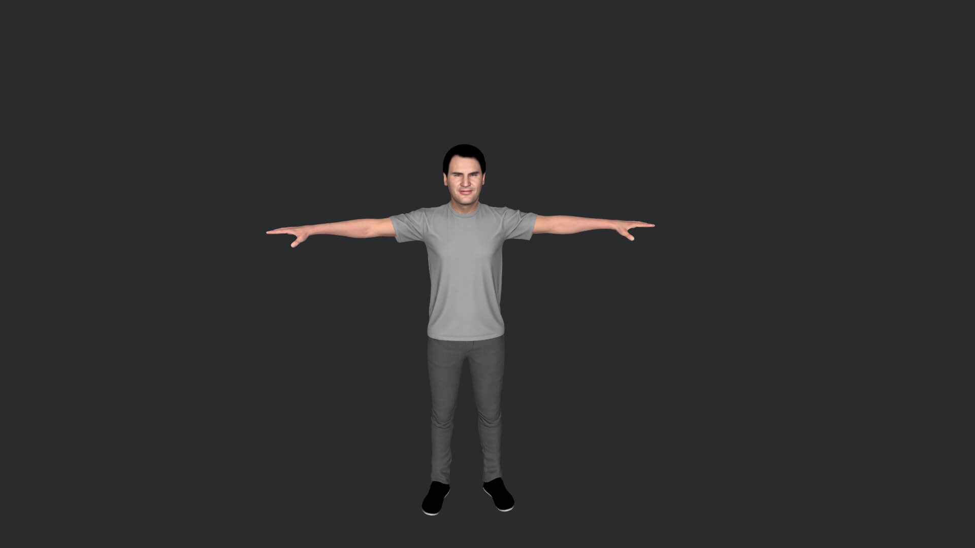Roger Federer Realistic Full Body Fully Rigged Character - 3D Model by ...