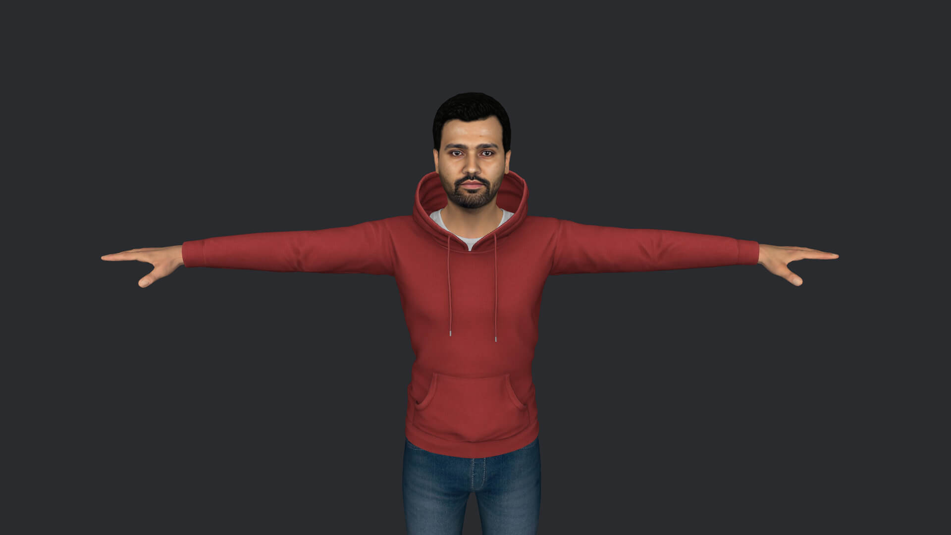 Rohit Sharma Realistic Full Body Fully Rigged Character - 3D Model by ...