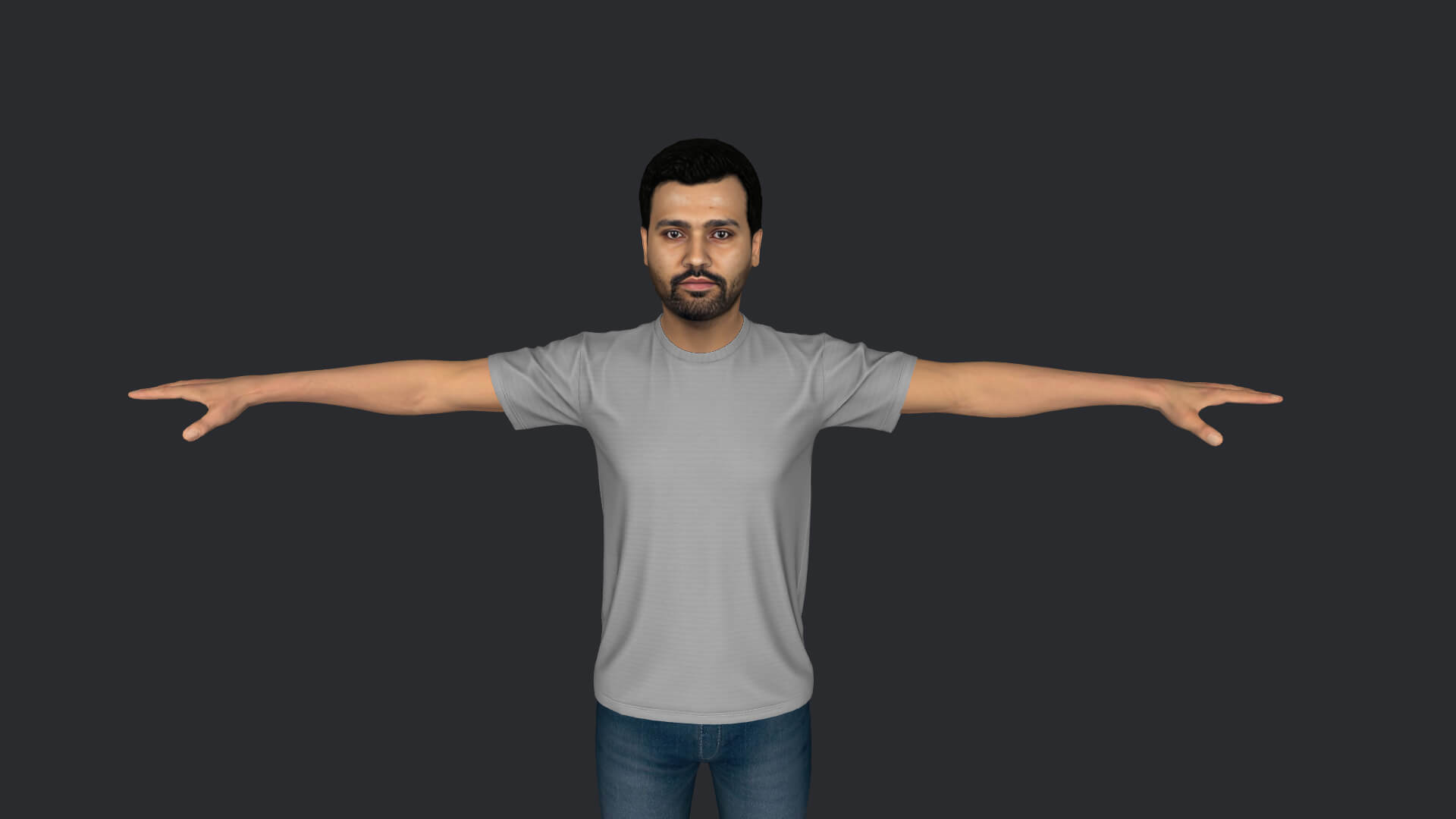 Rohit Sharma Realistic Full Body Fully Rigged Character - 3D Model by ...
