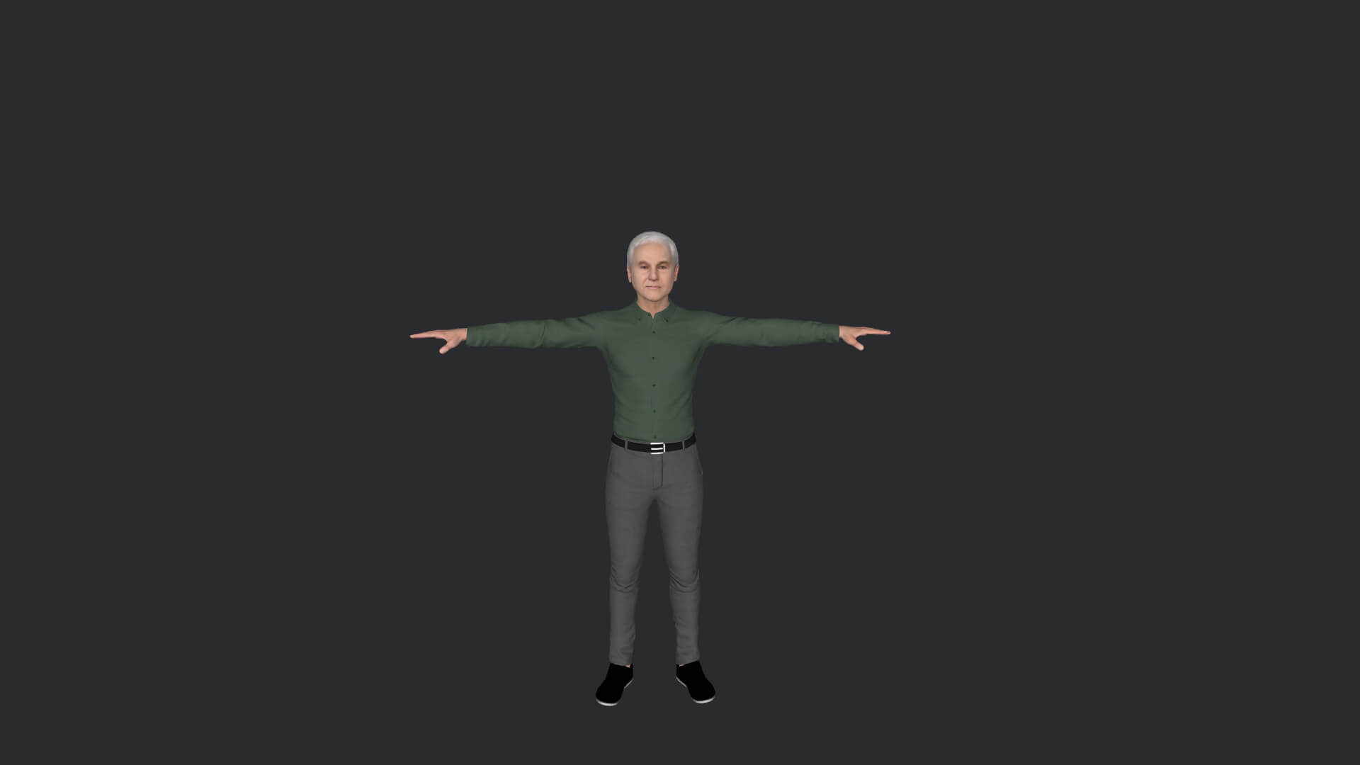 Ron Paul Realistic Full Body Fully Rigged Character - 3D Model by meta ...
