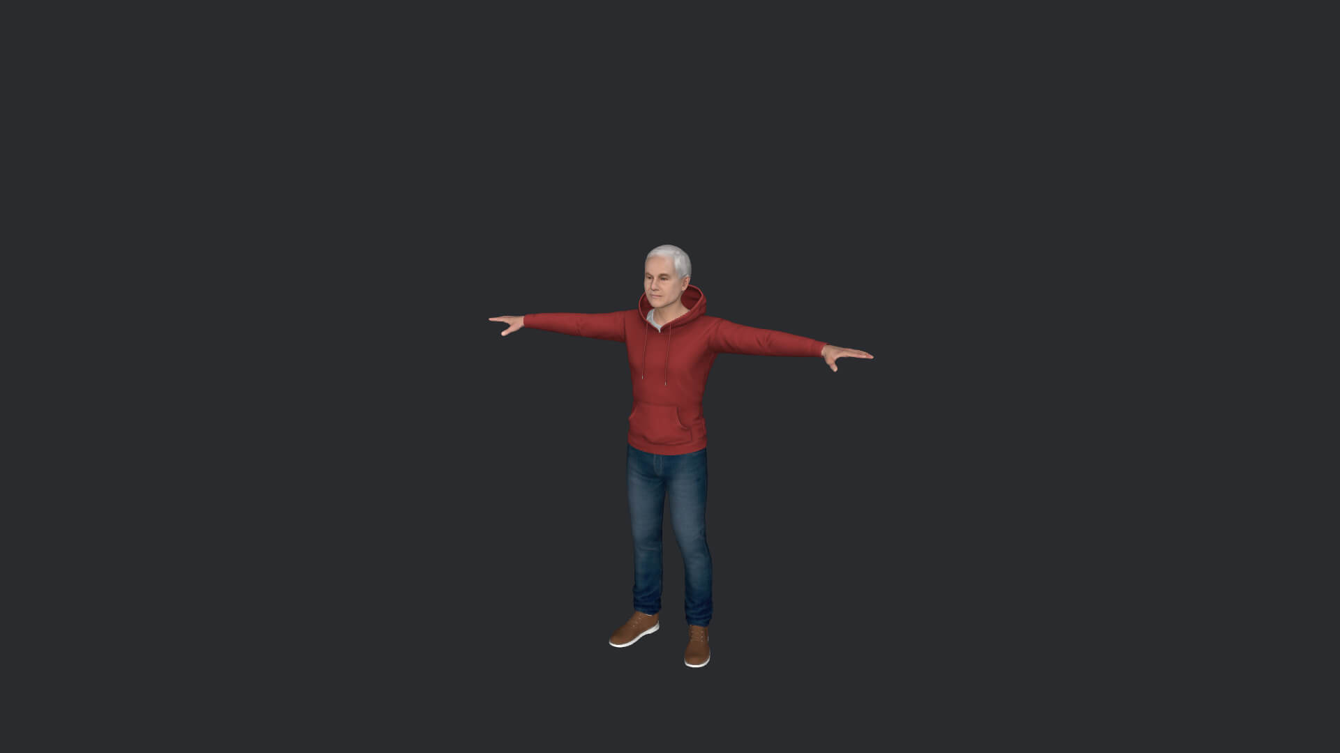 Ron Paul Realistic Full Body Fully Rigged Character - 3D Model by meta ...