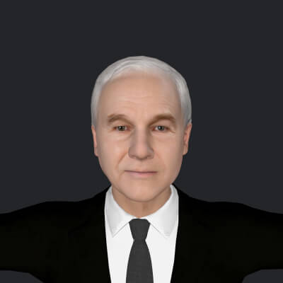 Ron Paul Realistic Full Body Fully Rigged Character - 3D Model by meta ...