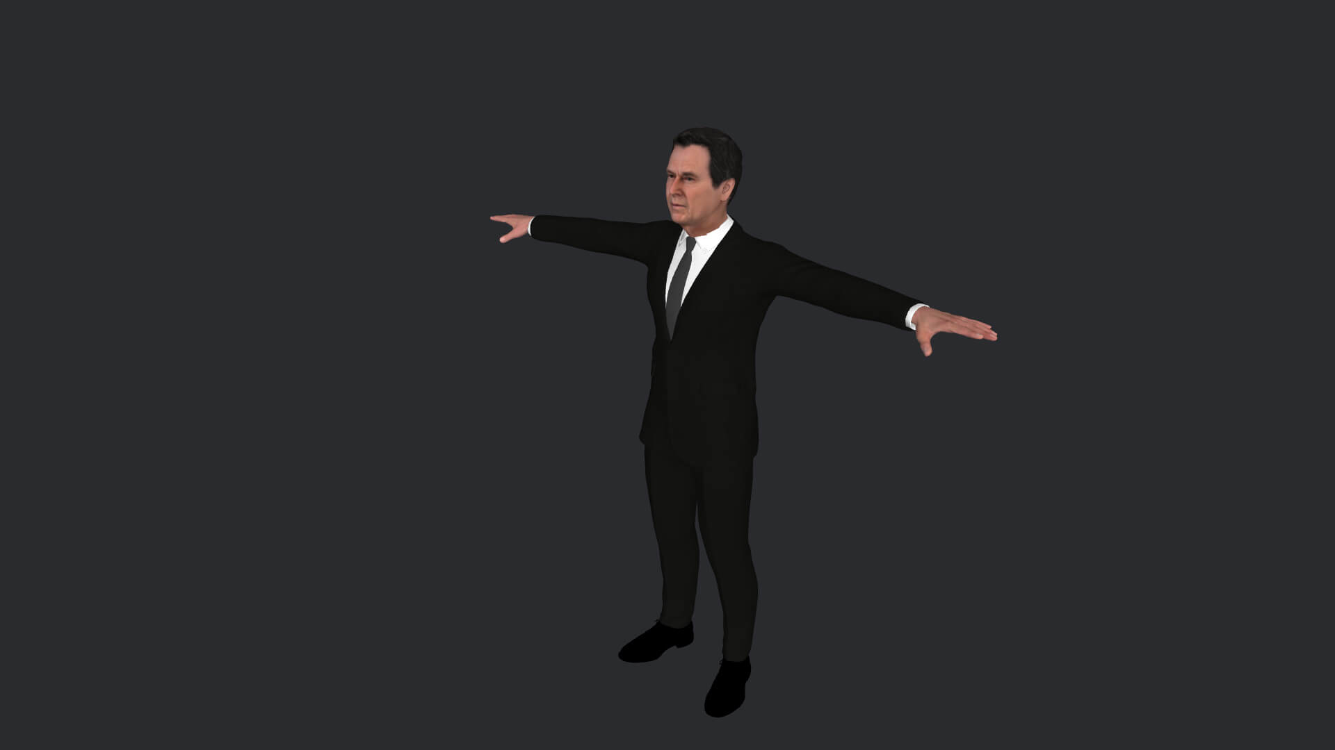 Ronald Reagan Realistic Full Body Fully Rigged Character - 3D Model by ...