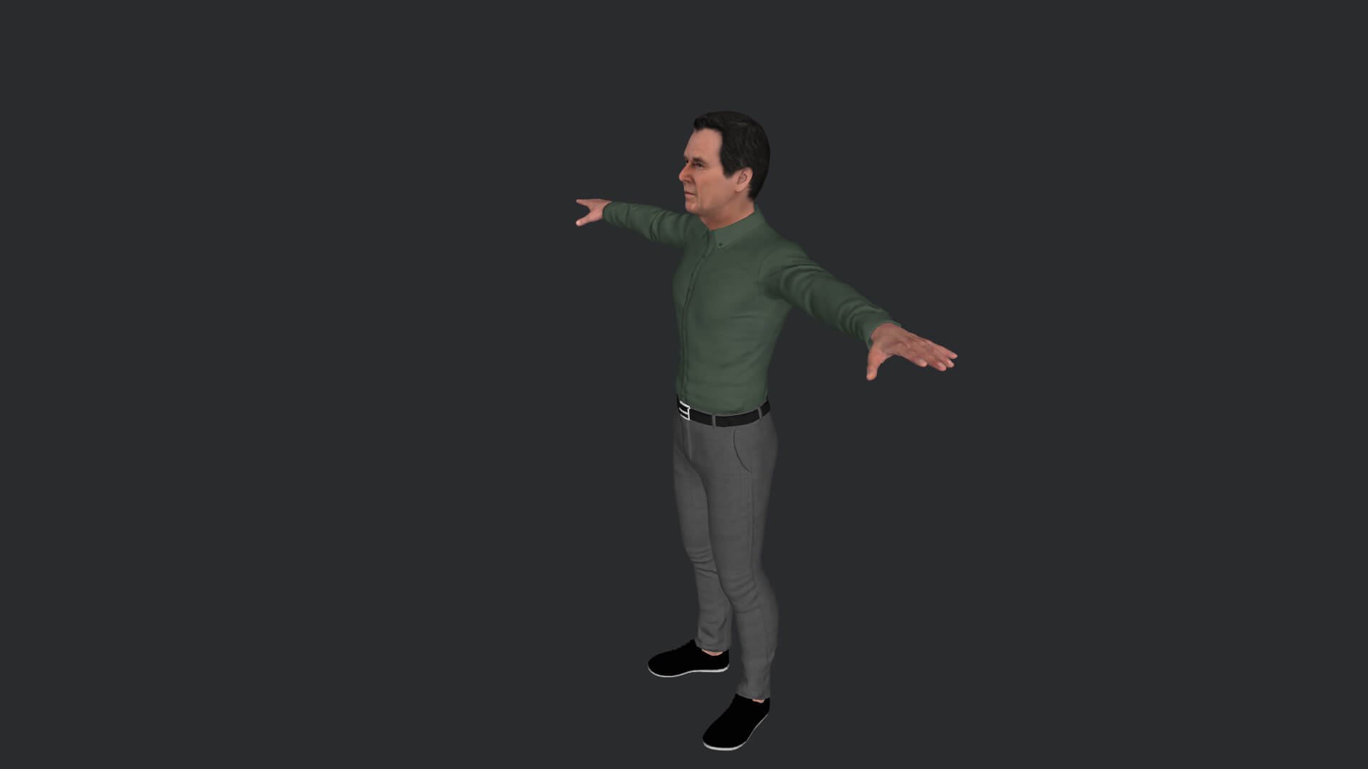 Ronald Reagan Realistic Full Body Fully Rigged Character - 3D Model by ...