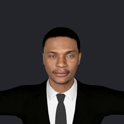 Russel Westbrook Realistic Full Body Fully Rigged Character - 3D Model ...