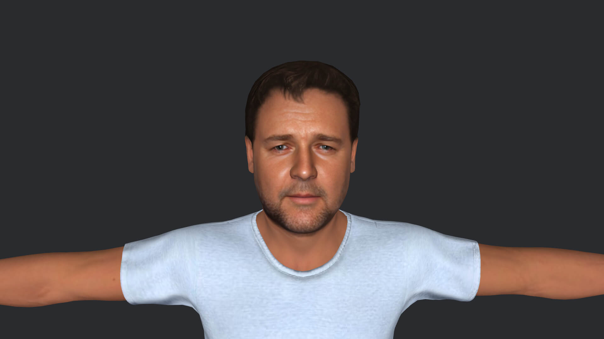 Russell Crowe Realistic Full Body Fully Rigged Character - 3D Model by ...