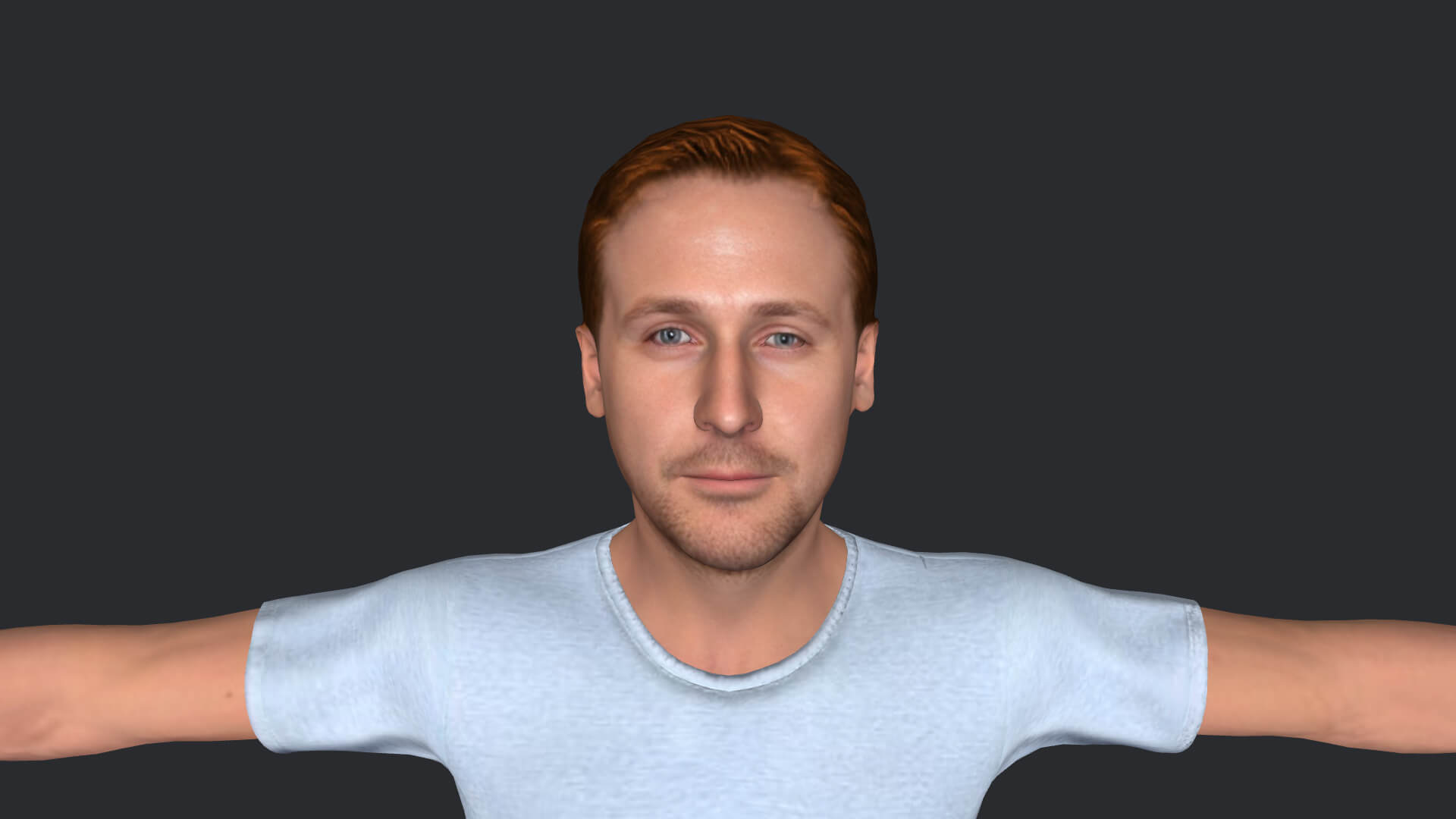 Ryan Gosling Realistic Full Body Fully Rigged Character - 3D Model by ...