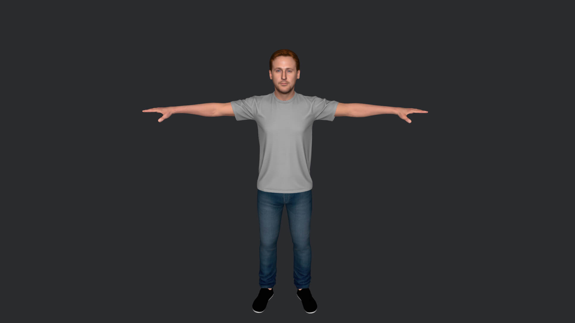 Ryan Gosling Realistic Full Body Fully Rigged Character - 3D Model by ...