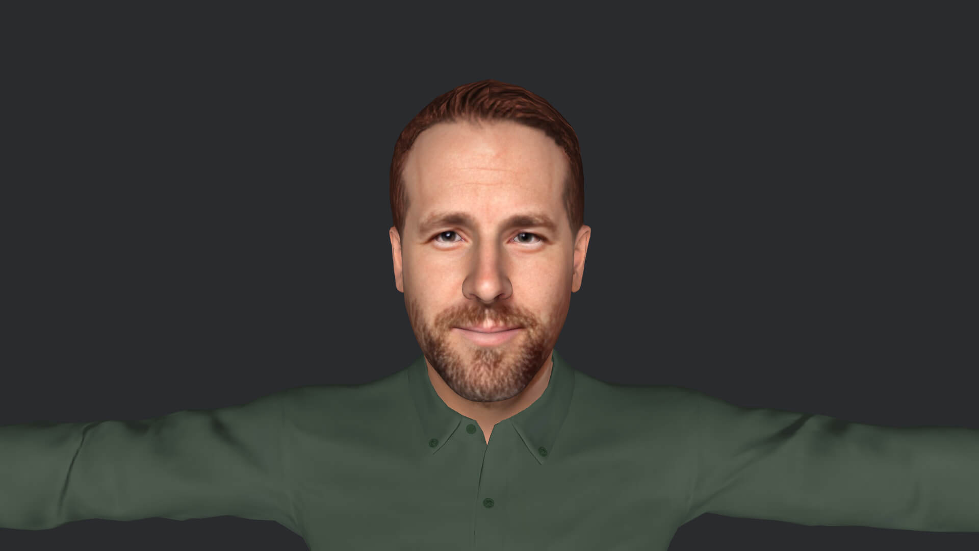 Ryan Reynolds Realistic Full Body Fully Rigged Character - 3D Model by ...