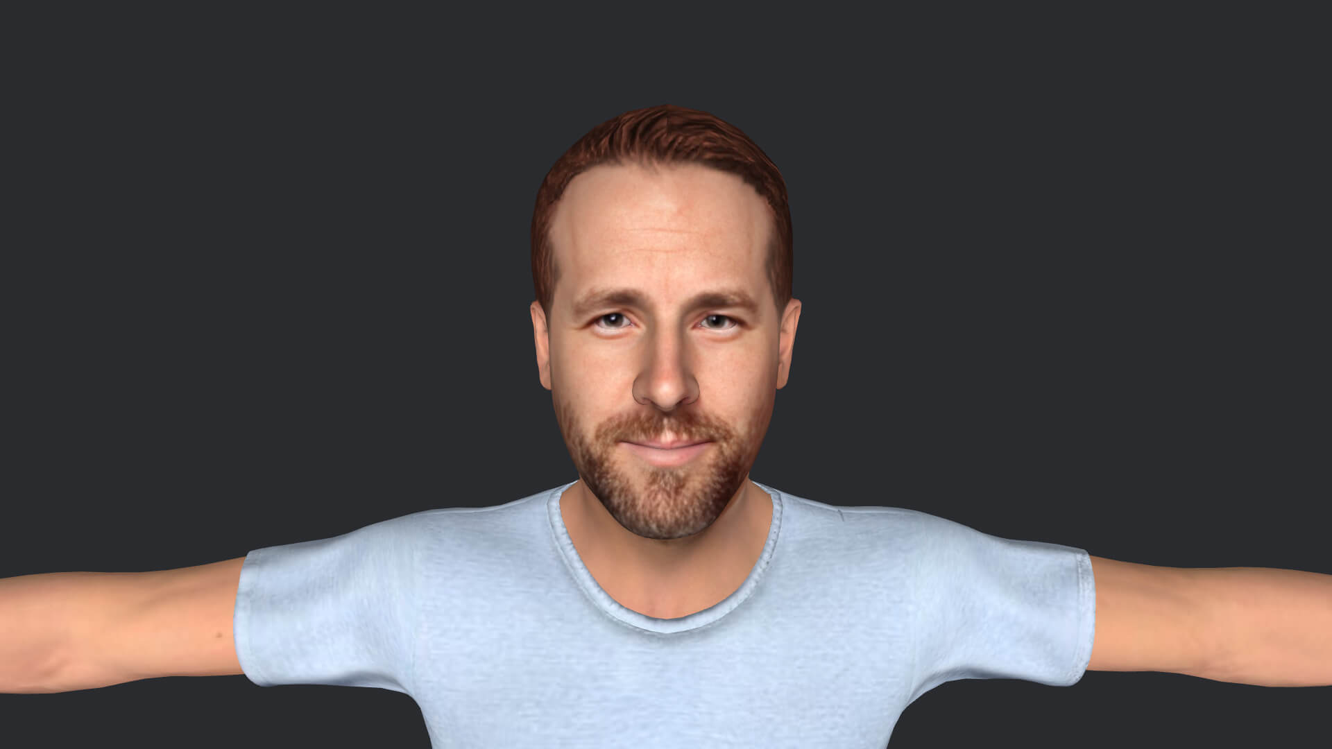 Ryan Reynolds Realistic Full Body Fully Rigged Character - 3D Model by ...