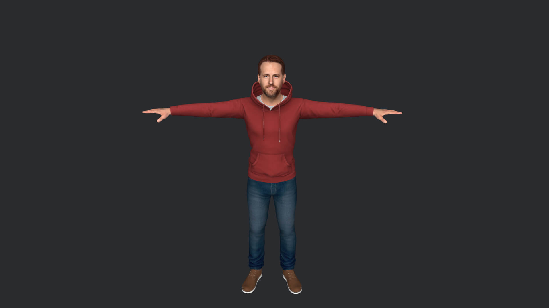 Ryan Reynolds Realistic Full Body Fully Rigged Character - 3D Model by ...