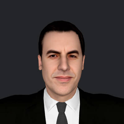 Sacha Baron Cohen Realistic Full Body Fully Rigged Character - 3D Model ...