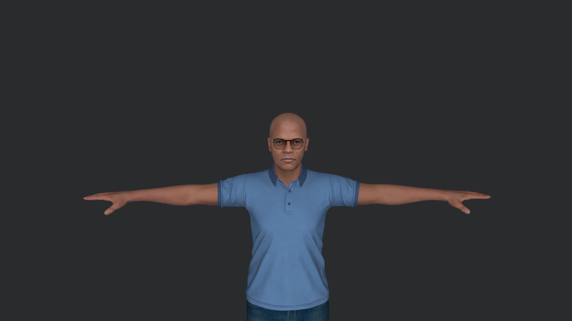 Samuel L Jackson Realistic Full Body Fully Rigged Character - 3D Model ...