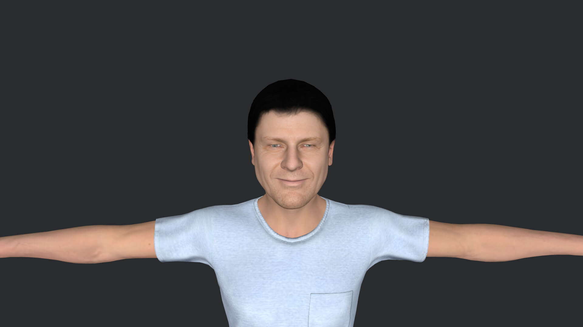 Sean Bean Realistic Full Body Fully Rigged Character - 3D Model by meta ...