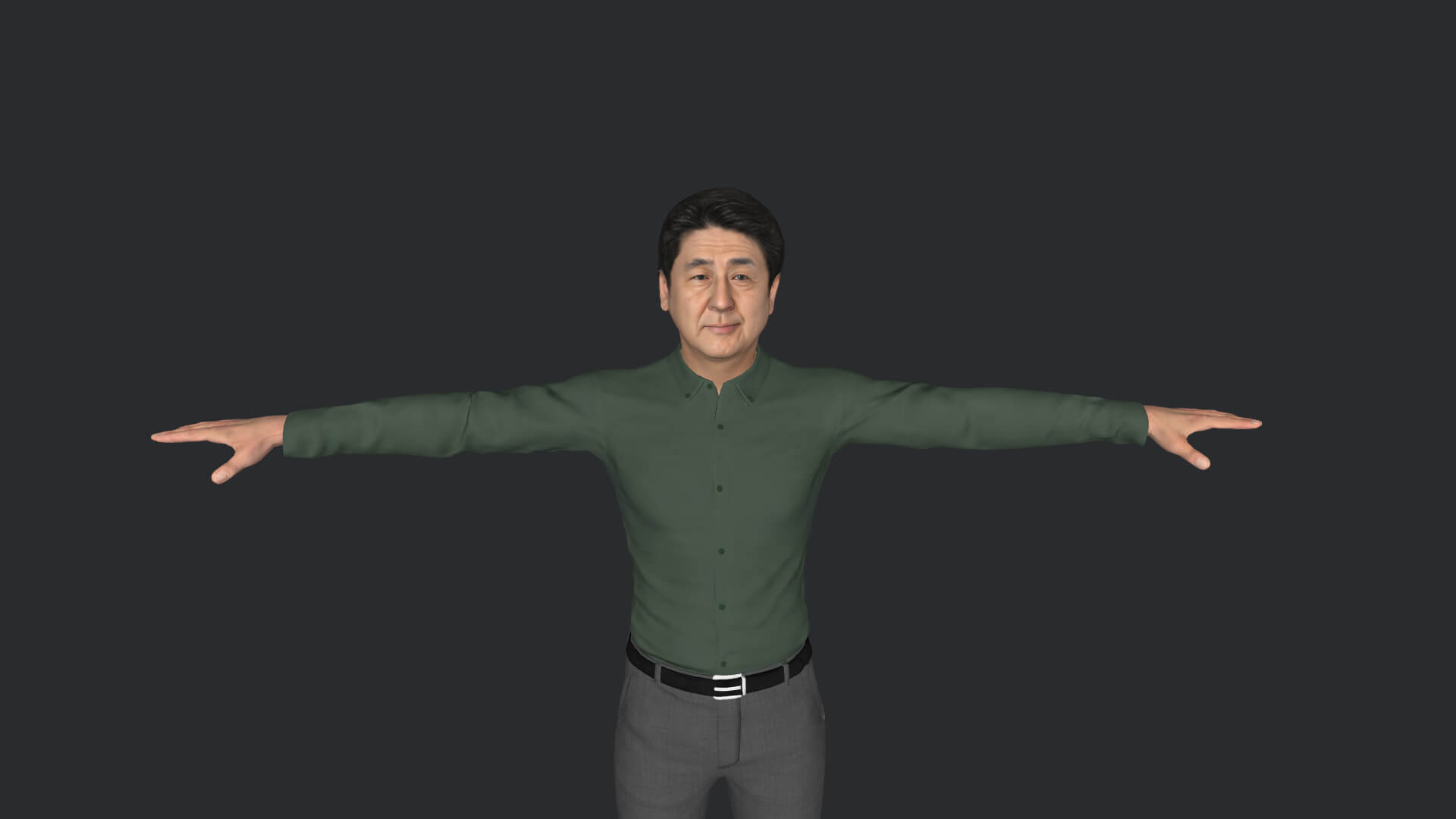 Shinzo Abe Realistic Full Body Fully Rigged Character - 3D Model by ...