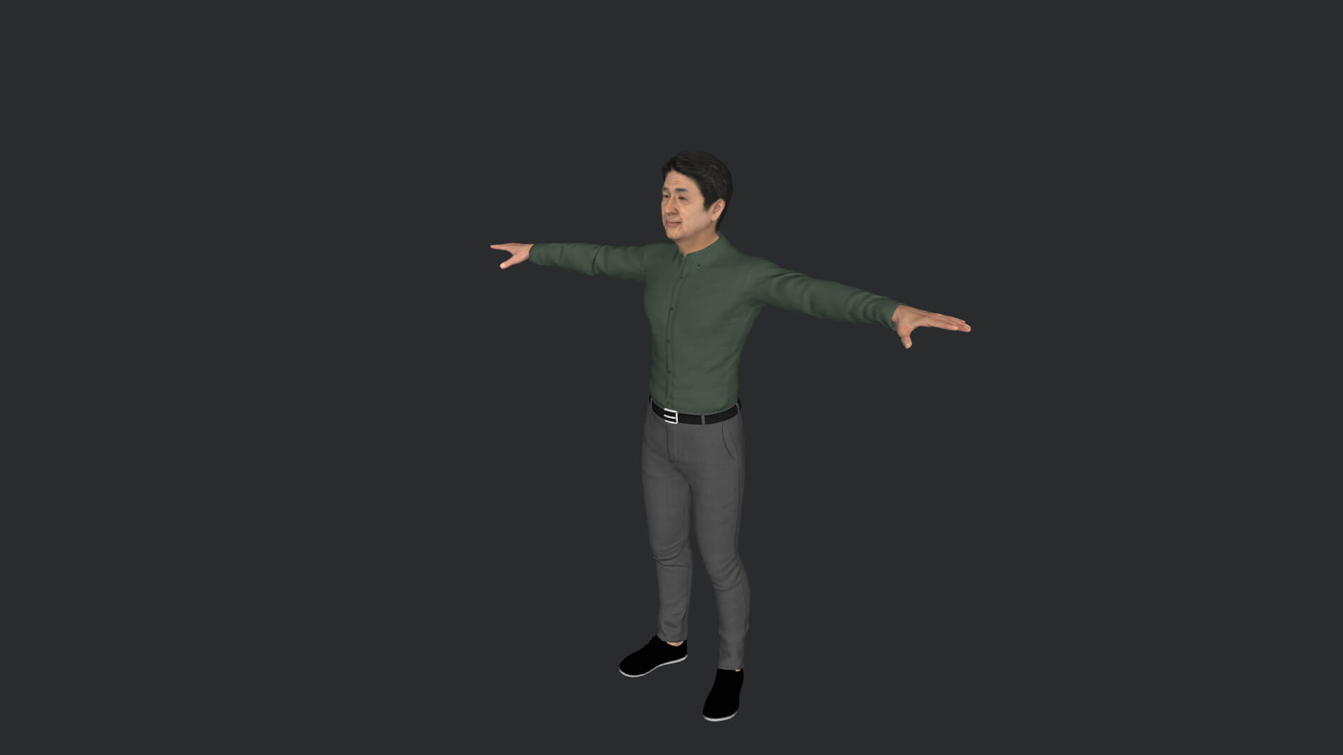 Shinzo Abe Realistic Full Body Fully Rigged Character - 3D Model by ...