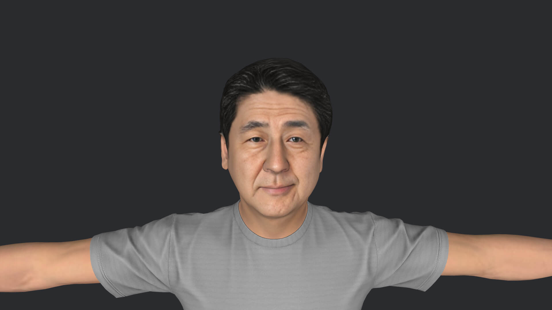 Shinzo Abe Realistic Full Body Fully Rigged Character - 3D Model by ...