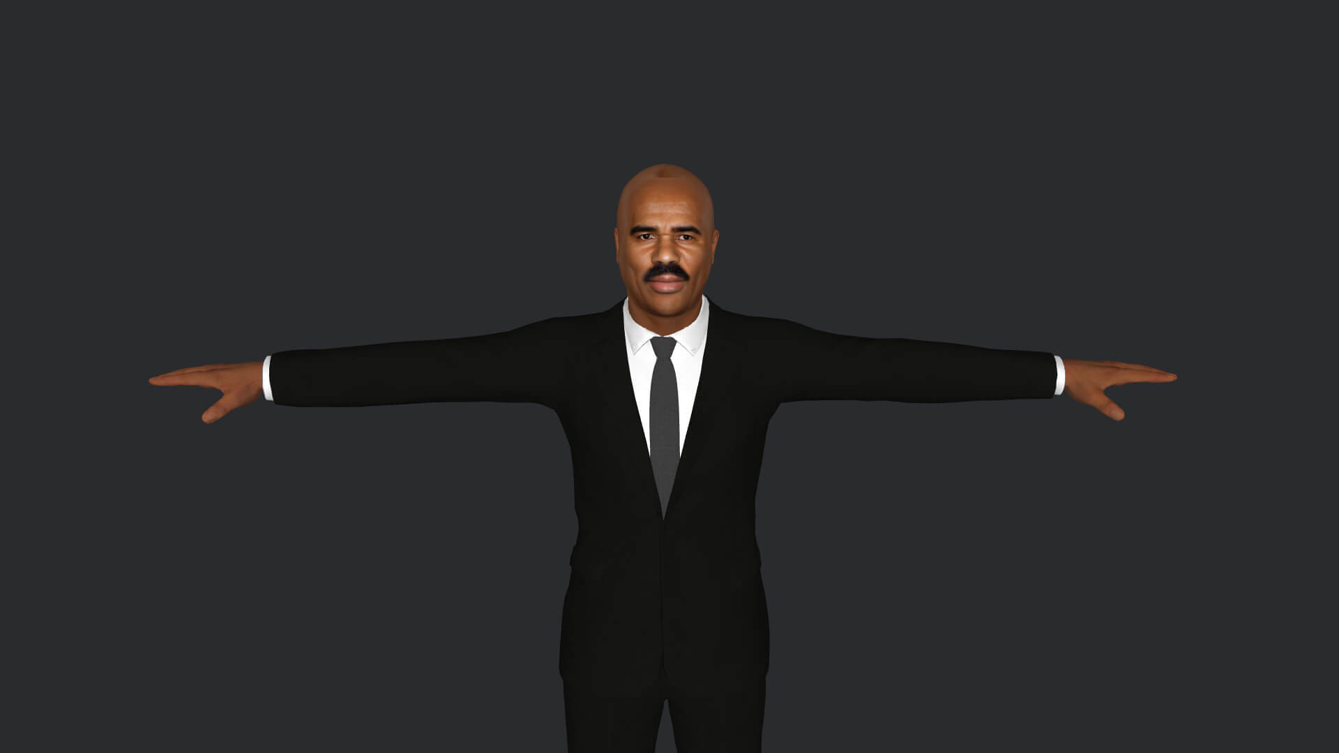 Steve Harvey Realistic Full Body Fully Rigged Character - 3D Model by ...