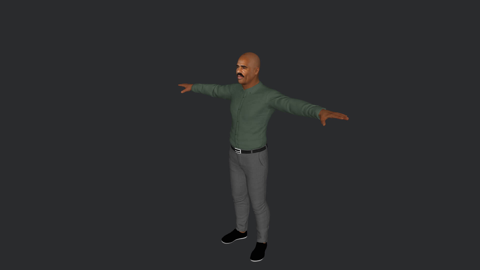 Steve Harvey Realistic Full Body Fully Rigged Character - 3D Model by ...