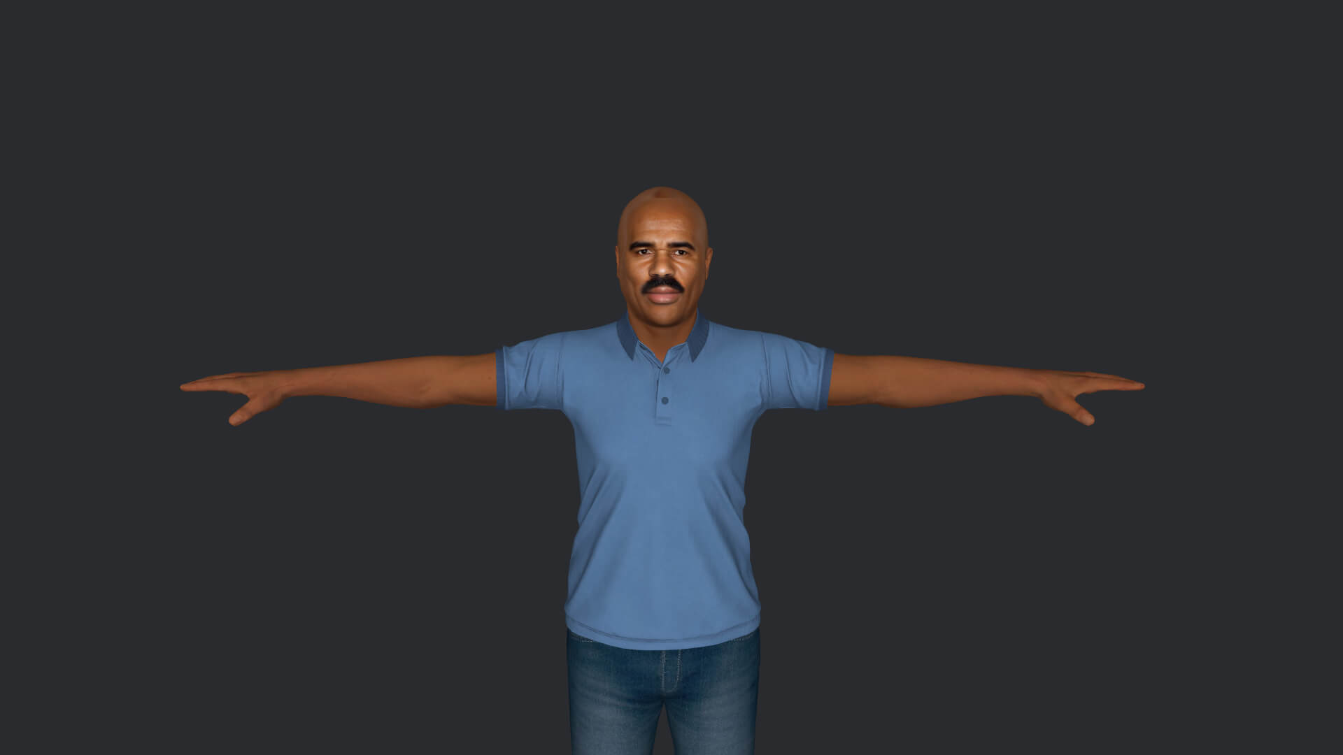 Steve Harvey Realistic Full Body Fully Rigged Character - 3D Model by ...