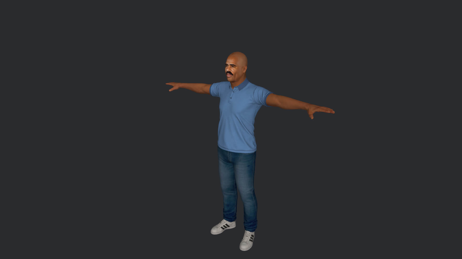 Steve Harvey Realistic Full Body Fully Rigged Character - 3D Model by ...