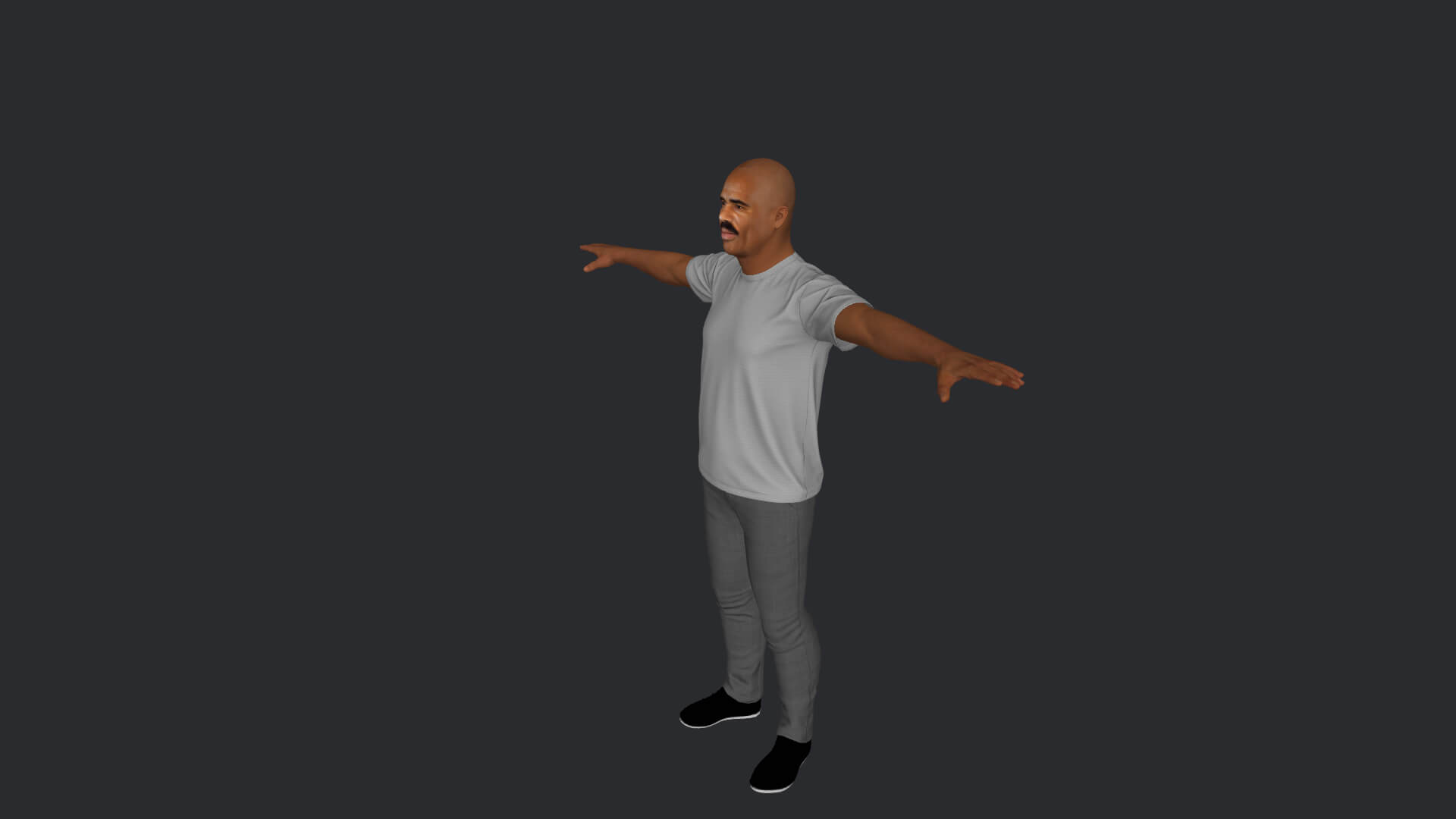 Steve Harvey Realistic Full Body Fully Rigged Character - 3D Model by ...