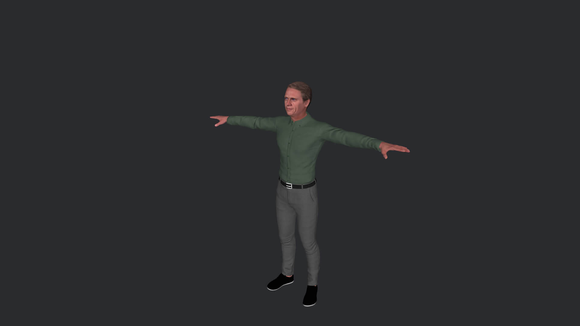 Steve Mcqueen Realistic Full Body Fully Rigged Character - 3D Model by ...