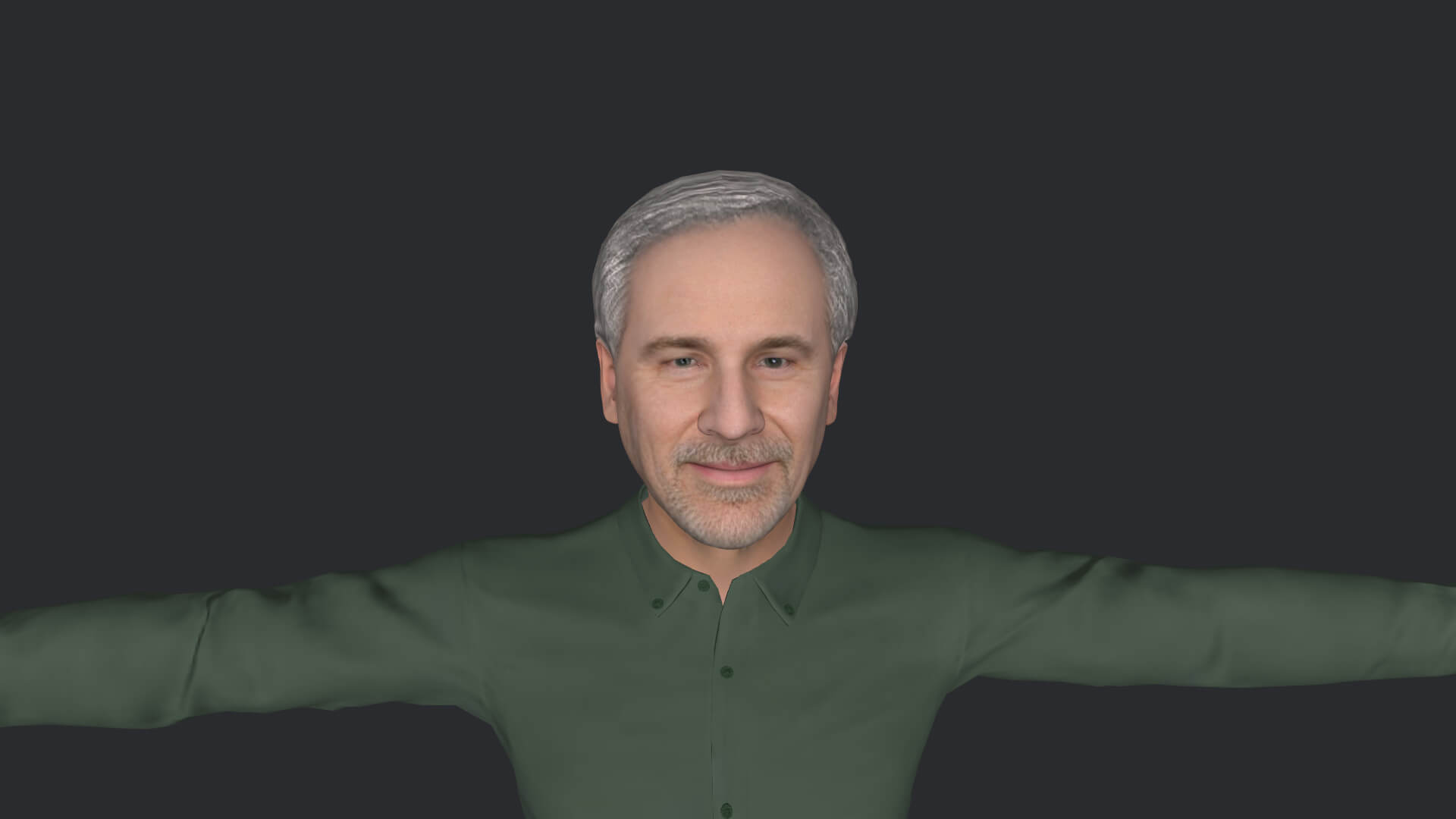 Steven Speilberg Realistic Full Body Fully Rigged Character - 3D Model ...