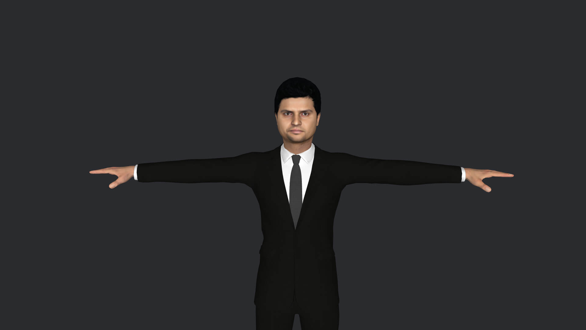 Suresh Raina Realistic Full Body Fully Rigged Character - 3D Model by ...