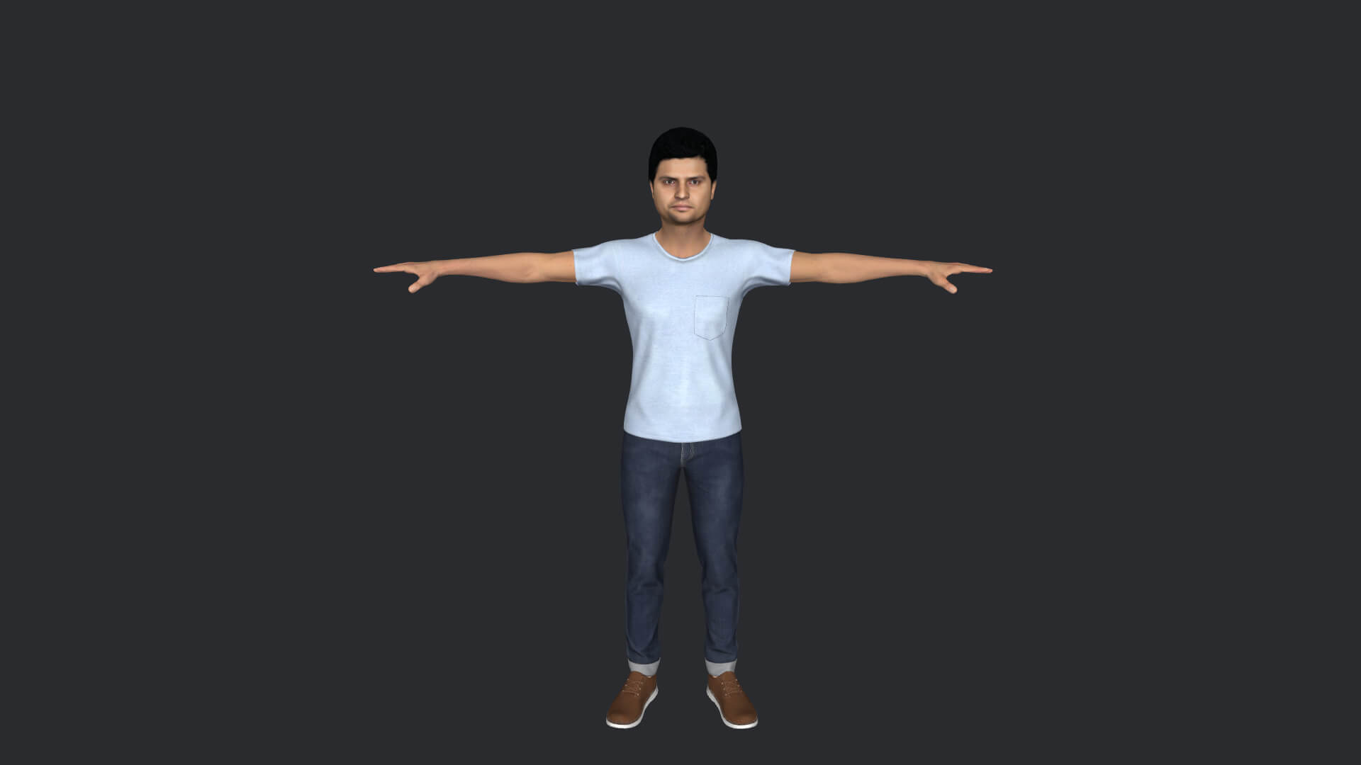 Suresh Raina Realistic Full Body Fully Rigged Character - 3D Model by ...