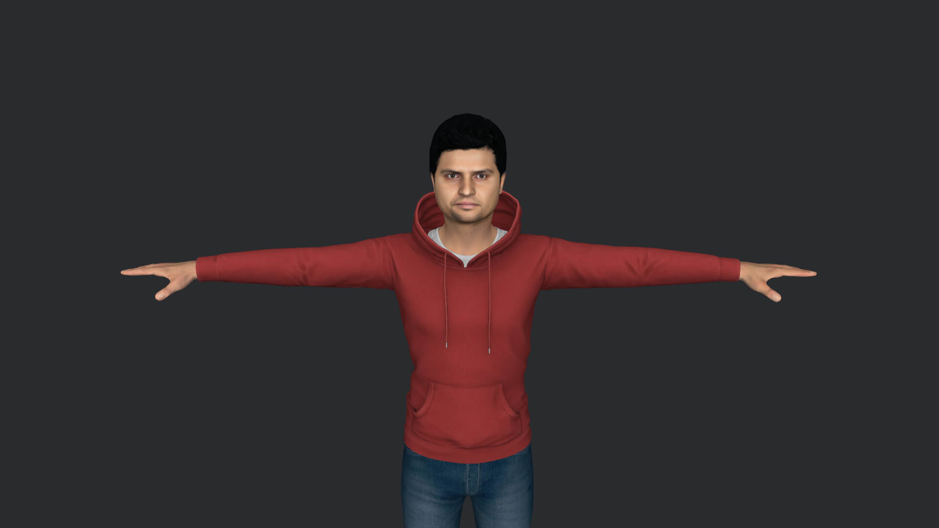 Suresh Raina Realistic Full Body Fully Rigged Character - 3D Model by ...