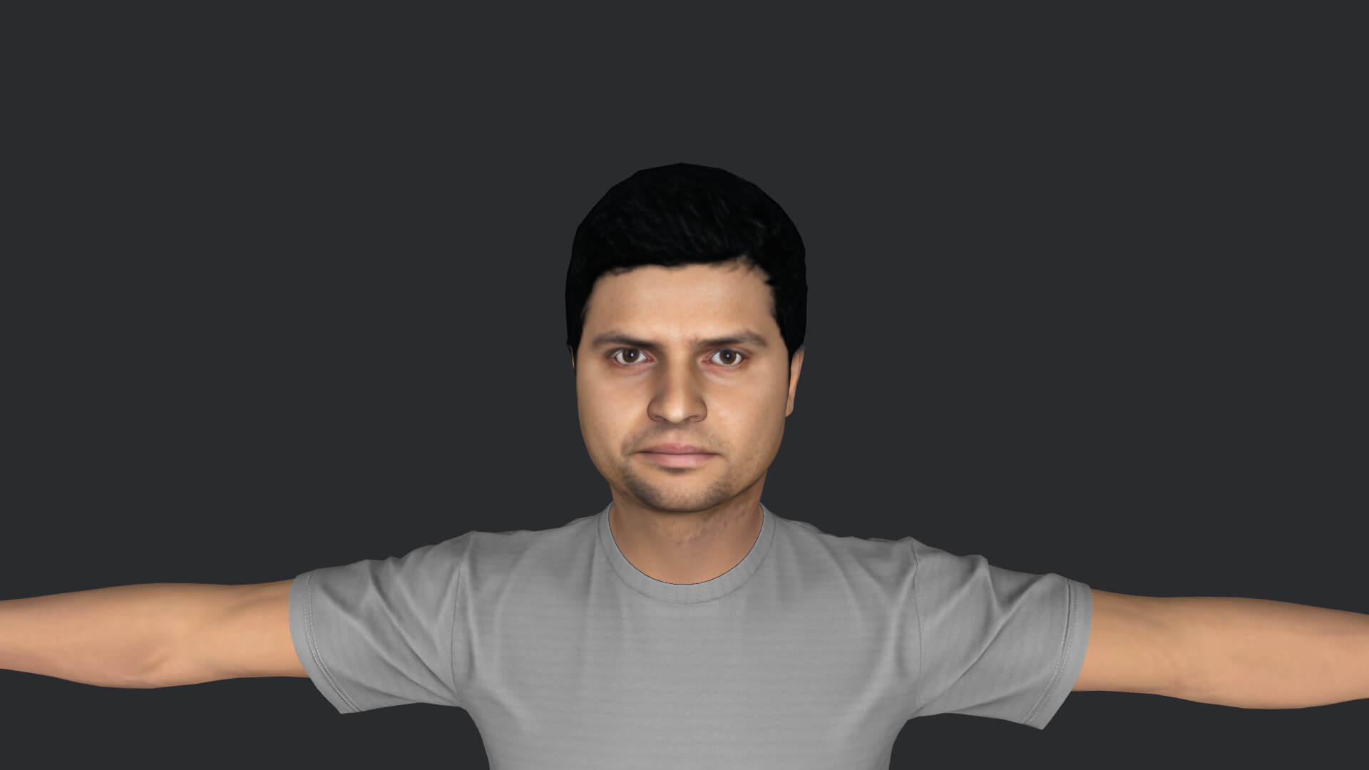 Suresh Raina Realistic Full Body Fully Rigged Character - 3D Model by ...