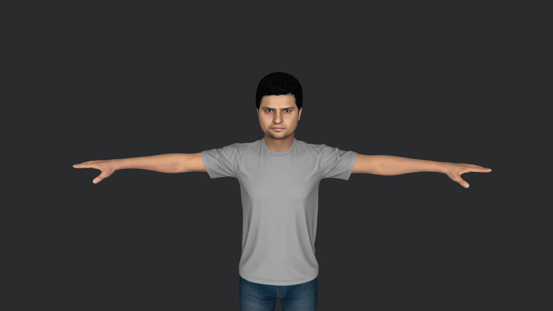 Suresh Raina Realistic Full Body Fully Rigged Character - 3D Model by ...
