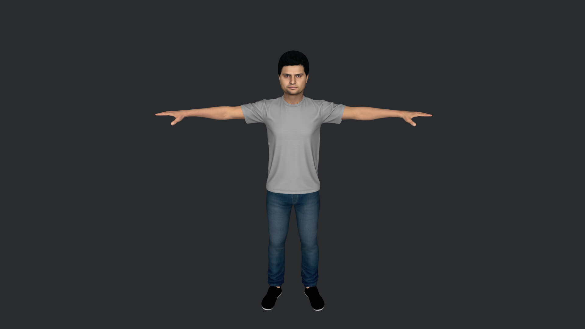 Suresh Raina Realistic Full Body Fully Rigged Character - 3D Model by ...