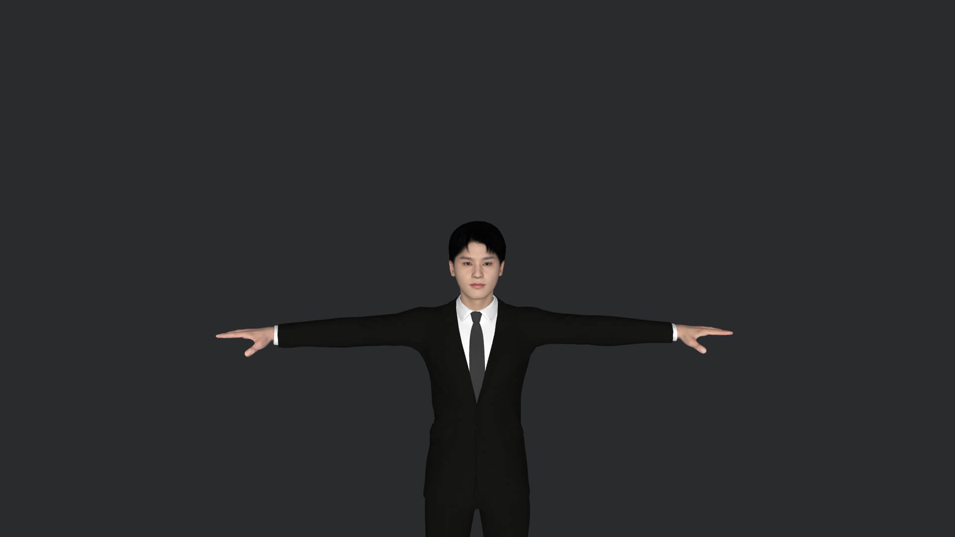 Taeil Realistic Full Body Fully Rigged Character - 3D Model by meta avatars