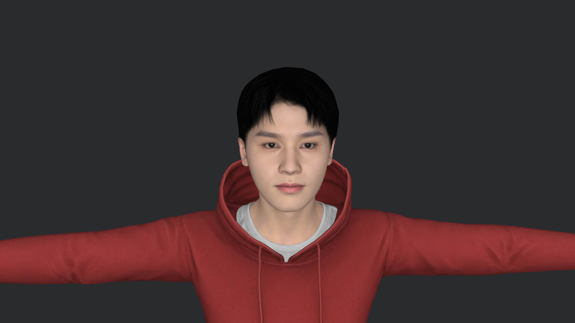 Taeil Realistic Full Body Fully Rigged Character - 3D Model by meta avatars