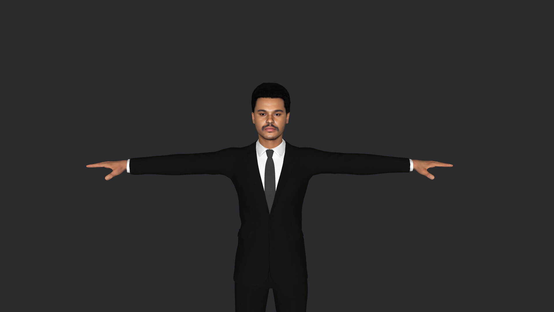 The Weeknd Realistic Full Body Fully Rigged Character - 3D Model by ...