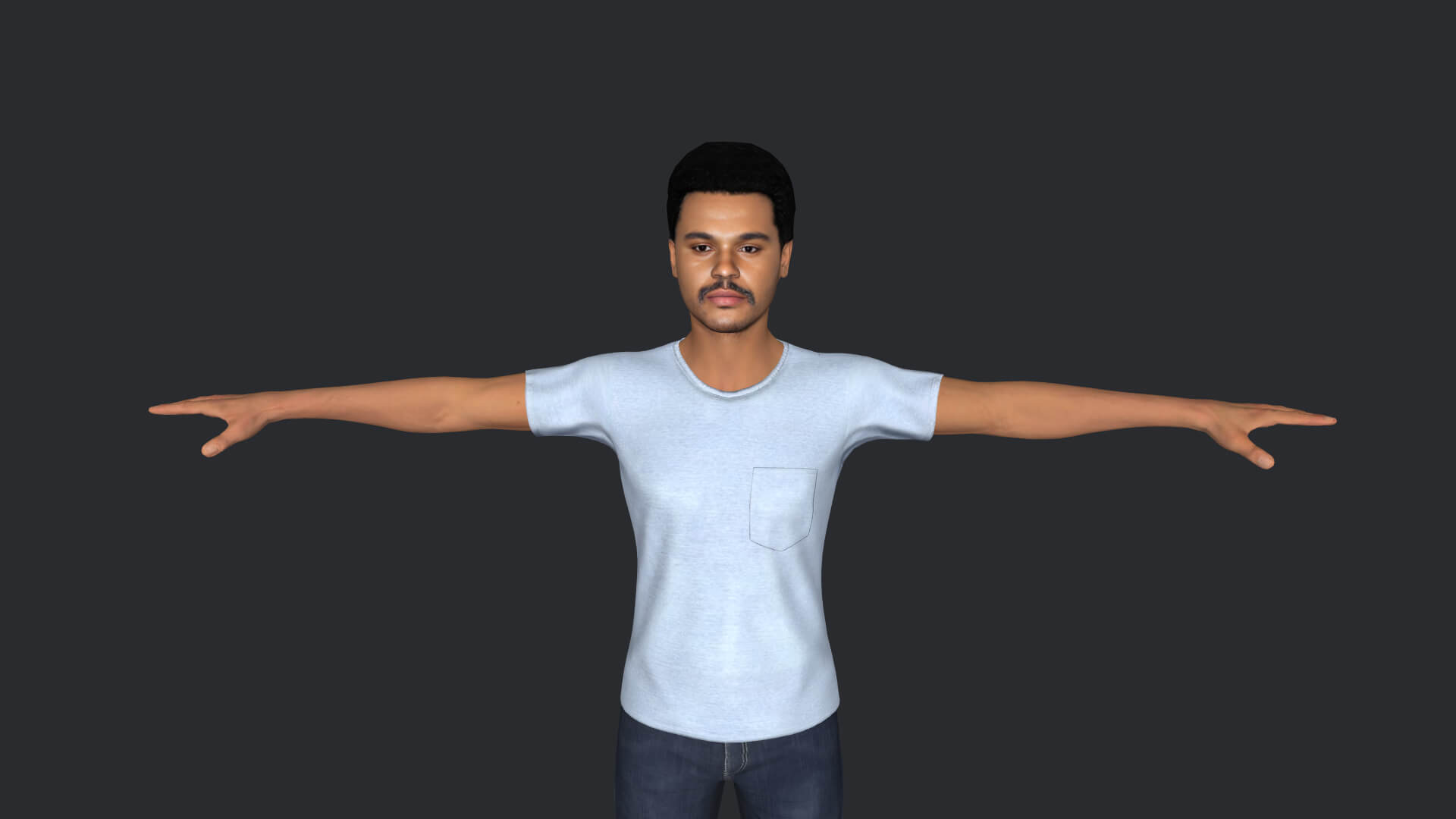 The Weeknd Realistic Full Body Fully Rigged Character - 3D Model by ...