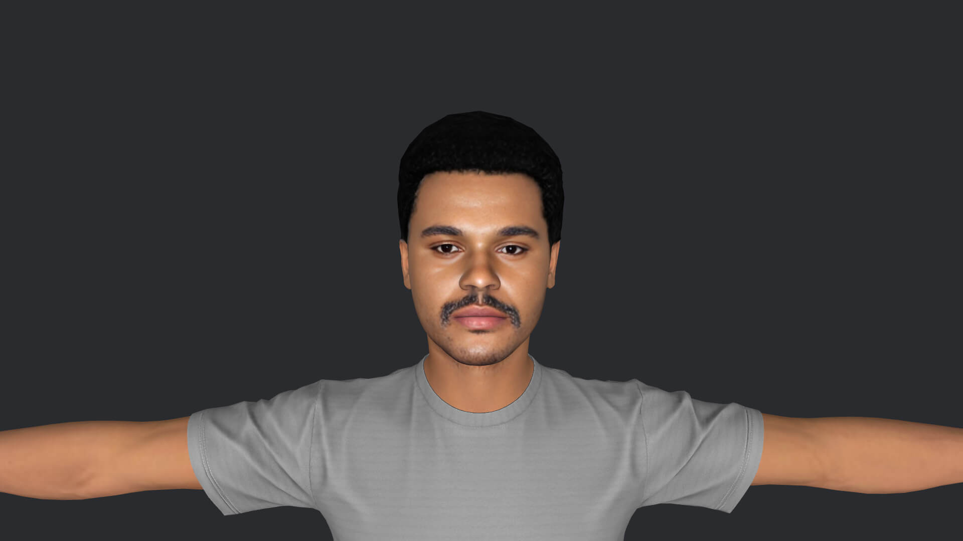 The Weeknd Realistic Full Body Fully Rigged Character - 3D Model by ...