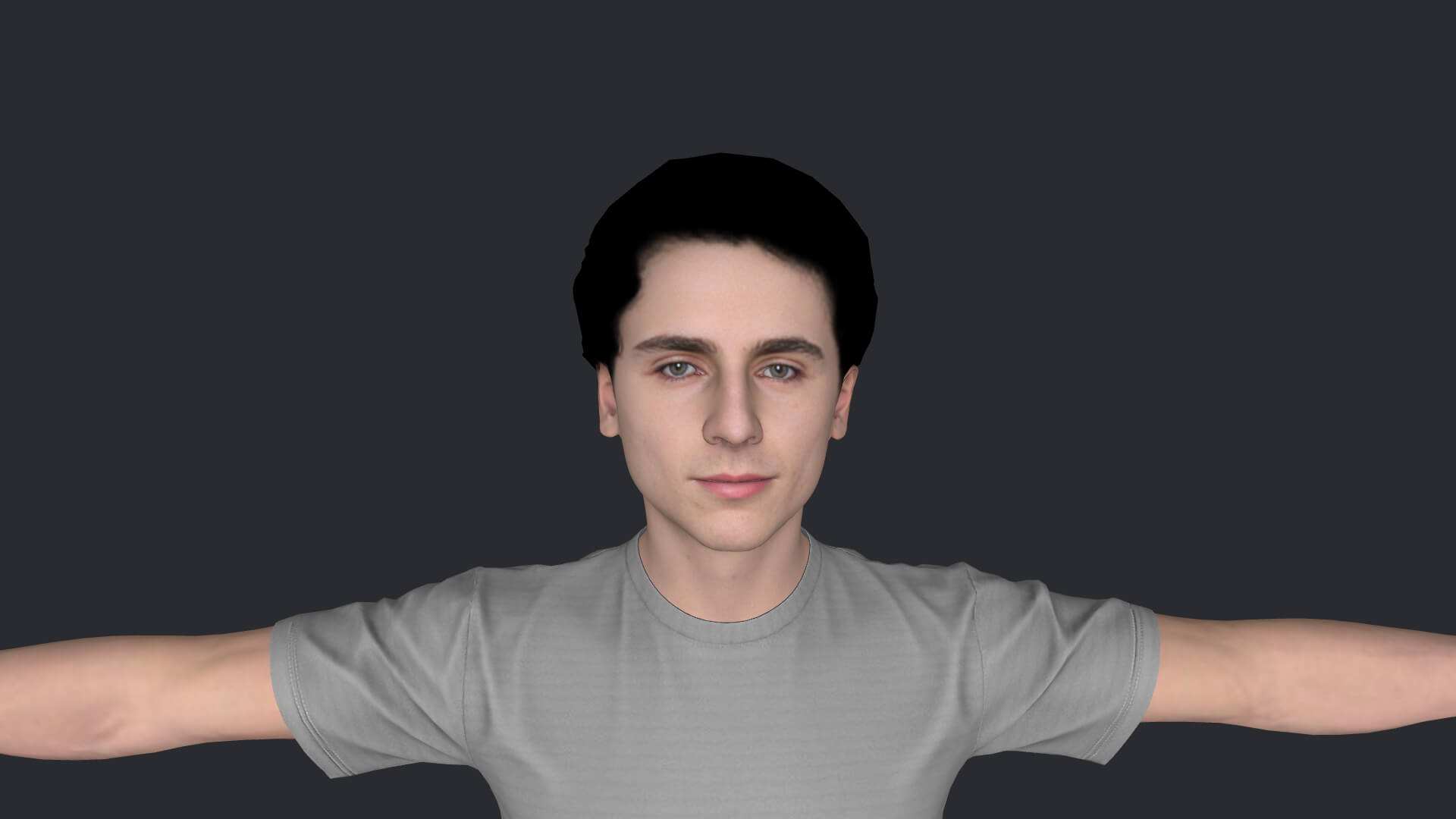 Timothee Chalamet Realistic Full Body Fully Rigged Character - 3D Model ...