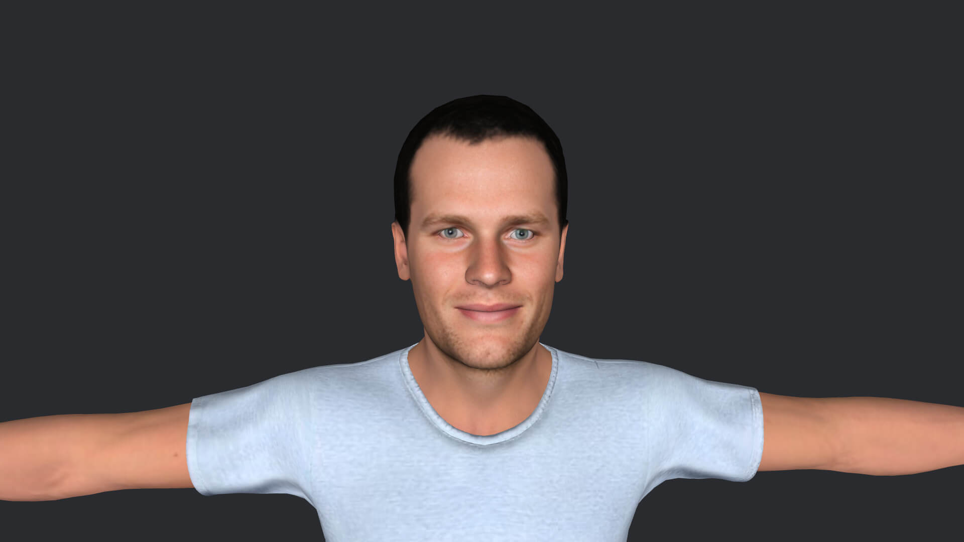 Tom Brady Realistic Full Body Fully Rigged Character - 3D Model by meta ...