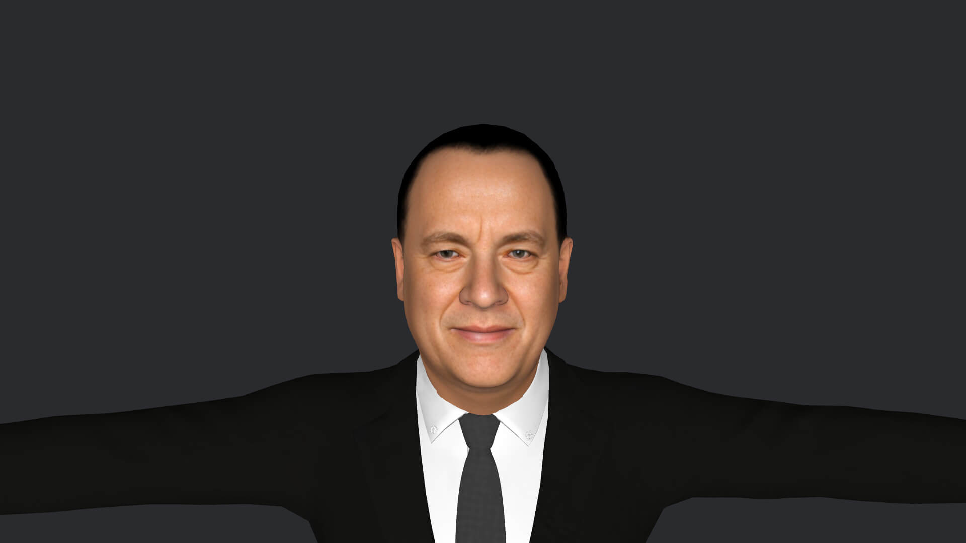 Tom Hanks Realistic Full Body Fully Rigged Character - 3D Model by meta ...